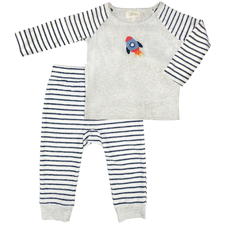 Shop Albetta Applique Rocket Pyjamas | Limetree Lifestyle